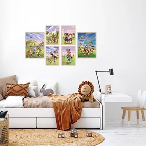 Sada oboustranných plakátů Tlapková Patrola | 2 x A3, 4 x A4 | DP6351399