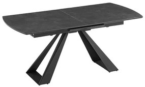 Roztahovací keramický jídelní stůl Kody 180-230 cm grafit