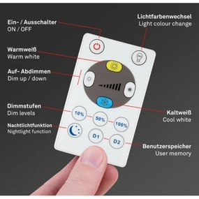 Briloner 7079-015 - LED Stmívatelné svítidlo SLIM LED/18W/230V 2700-6500K + DO