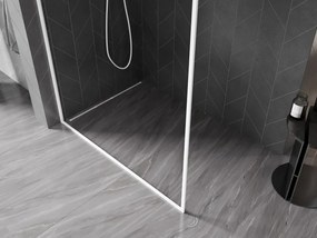 Mexen Kioto-F L, sprchová zástěna s rámem 80 x 202 cm, 8 mm čiré sklo, bílý profil, 800-080-174-20-00
