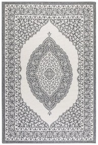 ELLE Decoration, Kusový koberec Gemini 106023 Silver z kolekce Elle – na ven i na doma, 80x150, šedá, chodba / předsíň