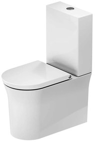 Duravit White Tulip - WC kombi mísa, Vario odpad, Rimless, HygieneGlaze, bílá 2197092000