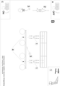 Sollux SL.1149 - Stropní svítidlo YOLI 4xG9/12W/230V bílá