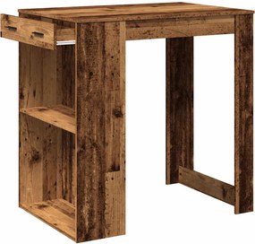 Barový stůl old wood 102 x 70 x 103,5 cm kompozitní dřevo 3309328