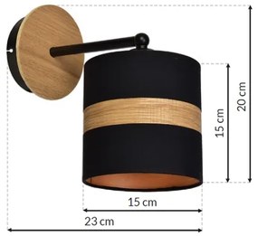 Nástěnné svítidlo TERRA 1xE27/60W/230V