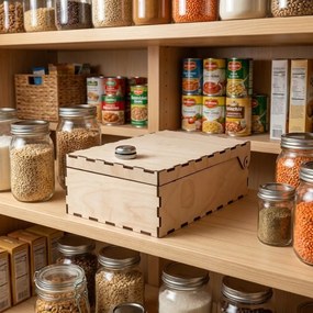 usporadejto.cz Uzamykatelný box se zámkem na sladkosti a neřesti VASKY, 30 x 20 x 10 cm