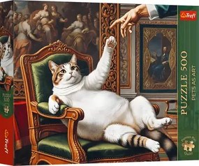 TREFL Puzzle Premium Plus Pets as Art: Jeho Chlupaté Veličenstvo / 500