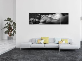 Obraz - Akt ležící ženy (170x50 cm)