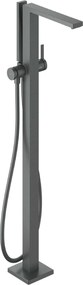Hansgrohe Tecturis E - Vanová baterie do podlahy, kartáčovaný černý chrom 73445340