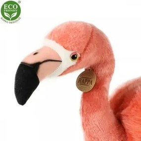 RAPPA Plyšový plameňák 46 cm / ECO-FRIENDLY / od 0 měsíců