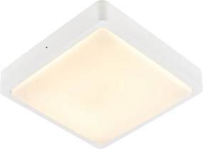 LA 1003451 AINOS SQUARE SENSOR Outdoor, nástěnné a stropní LED svítidlo, bílé, spínač CCT 3000/4000K - BIG WHITE (SLV)