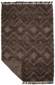 Obdélníkový koberec Hilma, hnědý, 350x250
