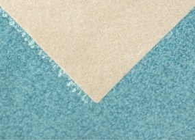 Condor Carpets, Metrážový koberec Carousel 82, na míru, šíře 4m, modrá, filc, dětský pokoj