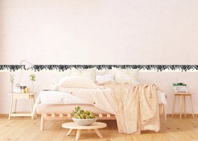 Samolepící bordura na zeď Béžové Stíny Listí | 5 m x 13.8 cm | DWB8275