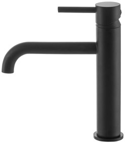 Gamma Roy, umyvadlová baterie h-220, černá matná, GMA-BRYU-BK