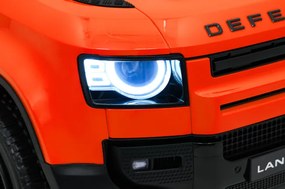 Elektrické autíčko Land Rover Defender oranžové