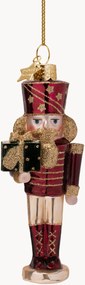 Ručně foukaná vánoční ozdoba Nutcracker
