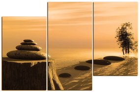 Obraz na plátně - Zen stones 1162ZD (105x70 cm)