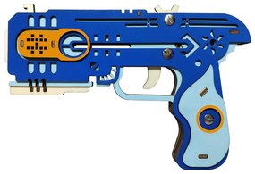 Woodcraft Dřevěné 3D puzzle Zbraň na gumičky Lovec draků