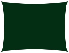 vidaXL Stínící plachta oxfordská látka obdélníková 6x7 m tmavě zelená
