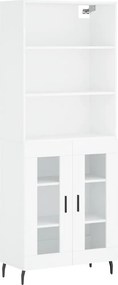 Skříň highboard bílá 69,5 x 34 x 180 cm kompozitní dřevo 3189333
