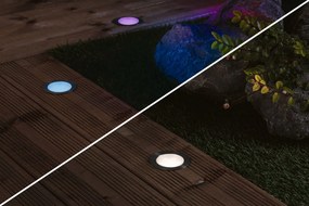 P 94751 Plug & Shine LED zemní svítidlo Smart Home Zigbee Floor RGBW samostatné svítidlo IP67 RGBW 2W ocel - PAULMANN