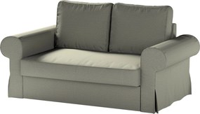 Potah na pohovku IKEA Backabro 2-místná, rozkládací barva šedá látka pletený vzor