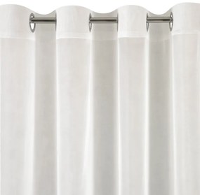 Krémová záclona na kroužcích LUCY 140x250 cm