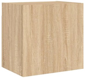 4dílná obývací stěna dub sonoma kompozitní dřevo - Default Title
