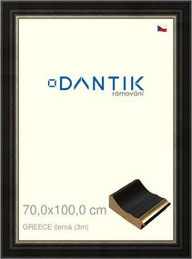 DANTIK rámeček 70x100 | GREECE černá (Plexi Čiré)