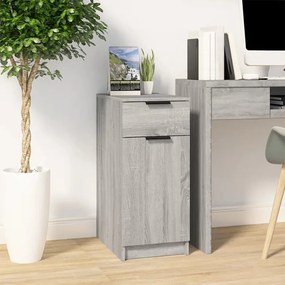 vidaXL Skříňka k psacímu stolu 33,5 x 50 x 75 cm kompozitní dřevo [811508] Barva: Betonová šedá