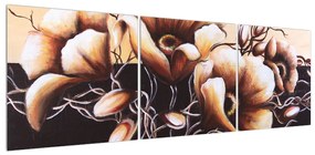 Obraz květů (150x50 cm)