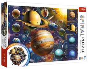 Trefl Spiral puzzle Sluneční soustava, 1040 dílků
