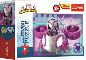 Trefl - Puzzle - Amazing Spidey: Ghost-Spider / 20 dílků / 22 x 16 cm