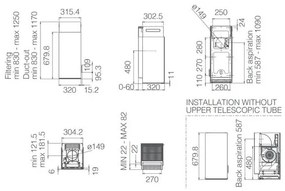 Elica PRF0146263 Komínový odsavač par