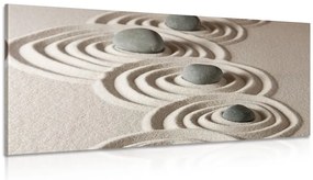 Obraz Zen kameny v písku Varianta: 100x50