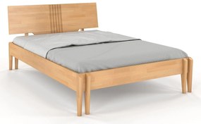 Buková postel Bari - zvýšená   , Buk přírodní, 180x200 cm