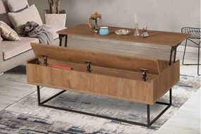 Designový konferenční stolek Gabryle 120 cm vzor ořech