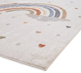 Krémový dětský koberec 80x150 cm Vida Rainbow – Think Rugs