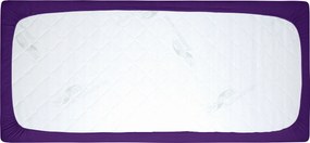 Jersey prostěradlo tmavě fialové na výšku matrace do 20 cm Velikost: 220 x 200
