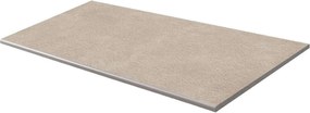 RAKO Betonico Outdoor - Schodovka reliéfní 60x120 cm, tmavě béžová DCHV6794