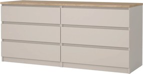FALCO Komoda Simplicity 232 kašmír/jackson hickory