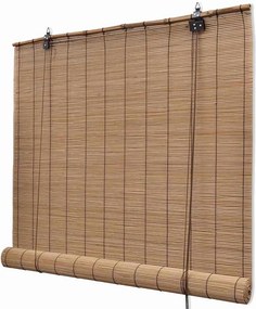 Zatemňovací rolety z bambusu 2 ks 150 x 220 cm hnědé 3057521