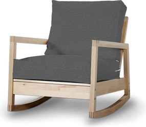 Potah na křeslo IKEA Lillberg barva šedá látka pletený vzor