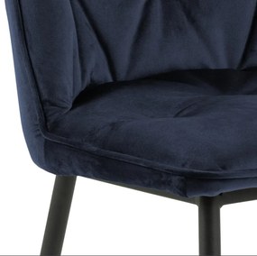 Jídelní židle Brooke modrá
