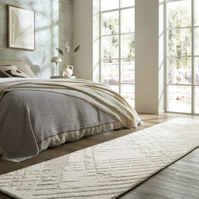 Krémový běhoun 80x300 cm Remy – Flair Rugs