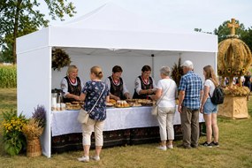 TRENDIE Hliníkový nůžkový stan 3x4,5m bílý