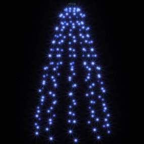 Světelná síť na vánoční stromek 180 modrých LED diod 180 cm 328874