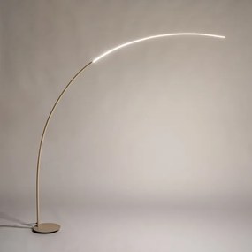 Stojací oblouková LED lampa se stmívačem Taupe Violl