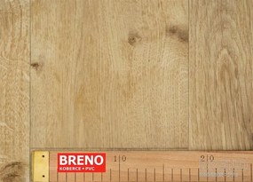 Breno PVC POLARIS Sweet Oak 661M – světlé dřevo, šíře 300 cm